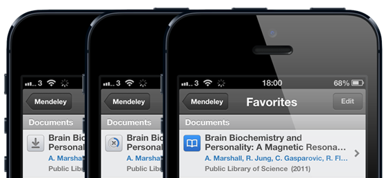 The New Mendeley for iPad and iPhone – Mendeley Blog